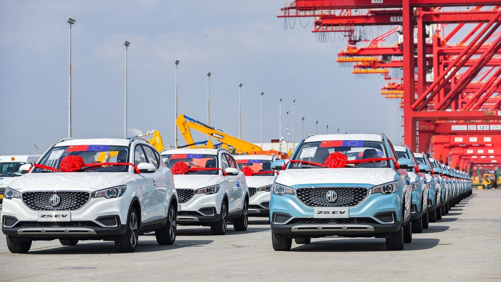 New shipping route reduces delivery time of MG vehicles in Europe