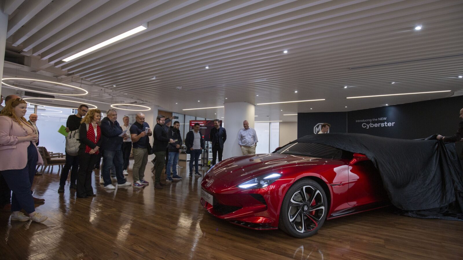 MG Cyberster makes exclusive debut in London