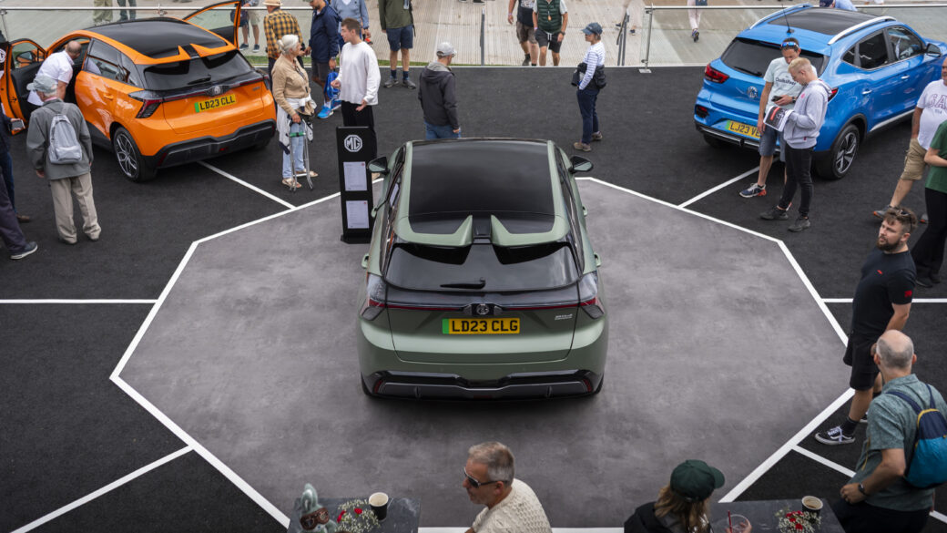 MG SWITCHES ON THE POWER AT GOODWOOD